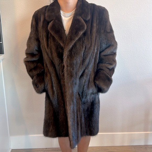 Saga Furs | Jackets & Coats | Vintage Authentic Saga Mink Fur Coat ...